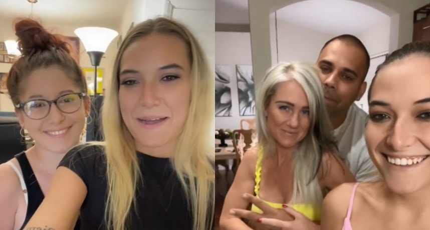 顛覆三觀！網紅自爆與媽媽「共享老公」 拍片認：妹妹也睡了！