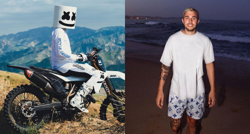 DJ Marshmello突曬「拔套照」！真實面目瘋傳 網：帥到不用戴啊